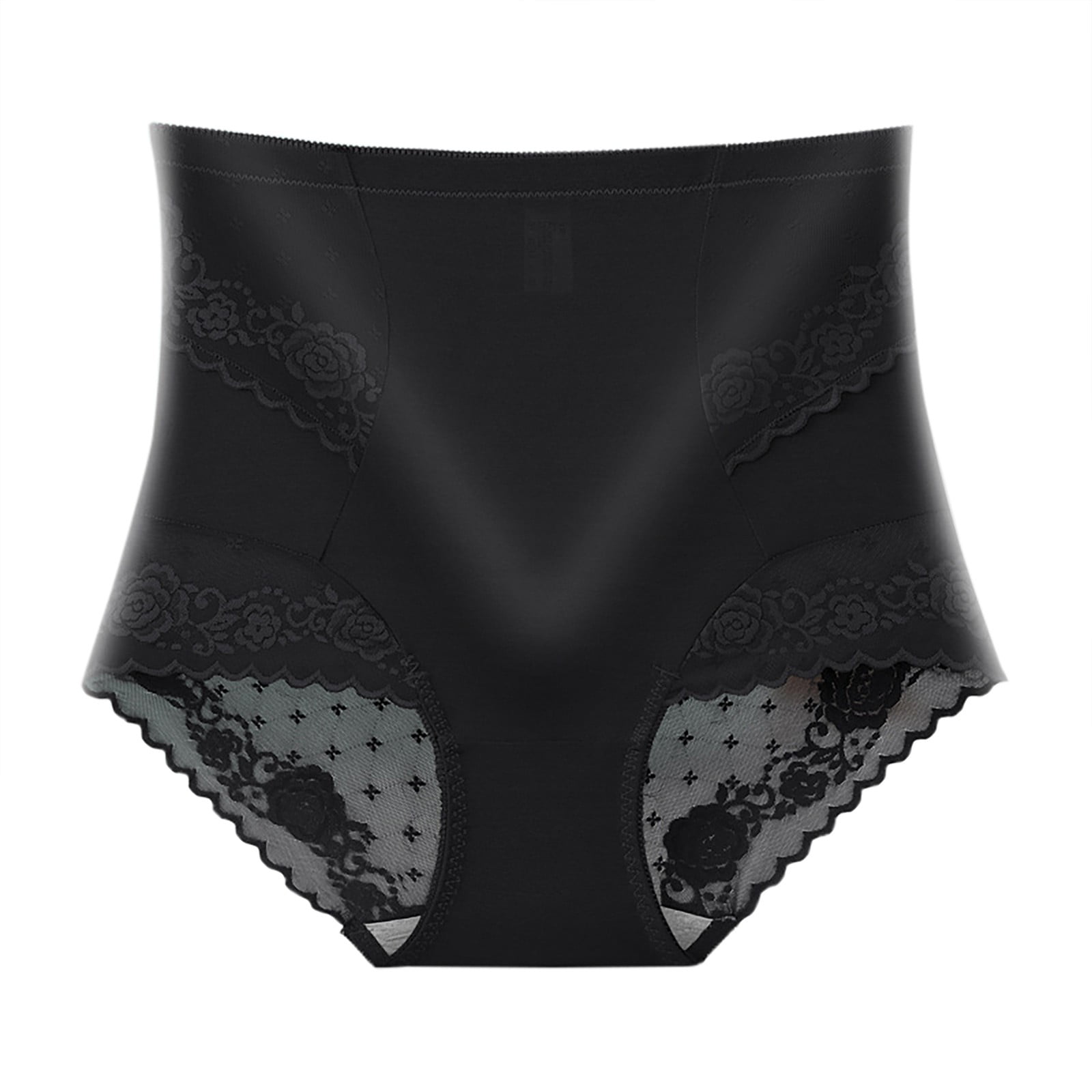 Diufon Underwear for Women High Waist Full Coverage Panties Solid Color ...