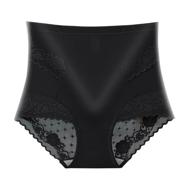 Diufon Underwear for Women High Waist Full Coverage Panties Solid Color ...