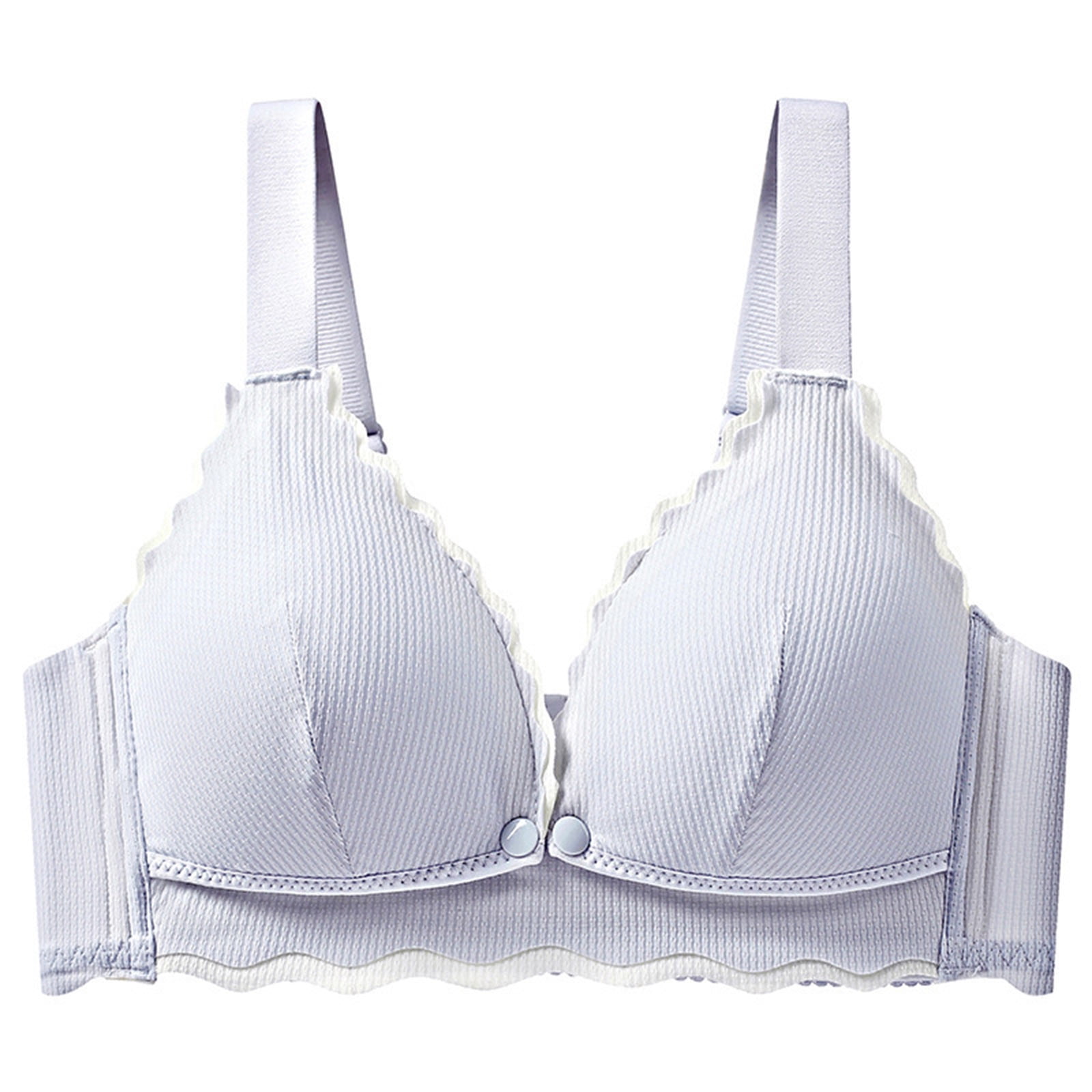 Diufon Wireless Comfortable Bra for Women Front Closure Postpartum ...