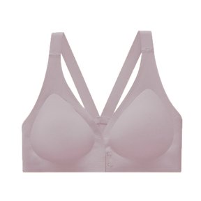 Delimira Women's Plus Size Front Closure Wireless Bra, Seamless Mesh ...