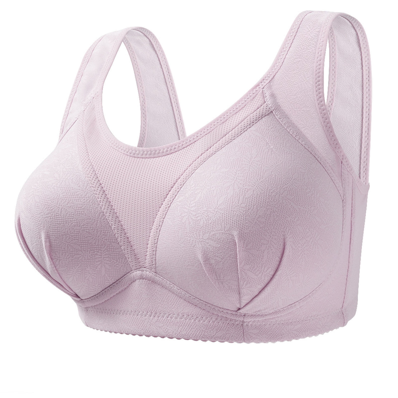 Diufon Womens Bras Underwireless Comfy Bras Solid Color Full Coverage ...