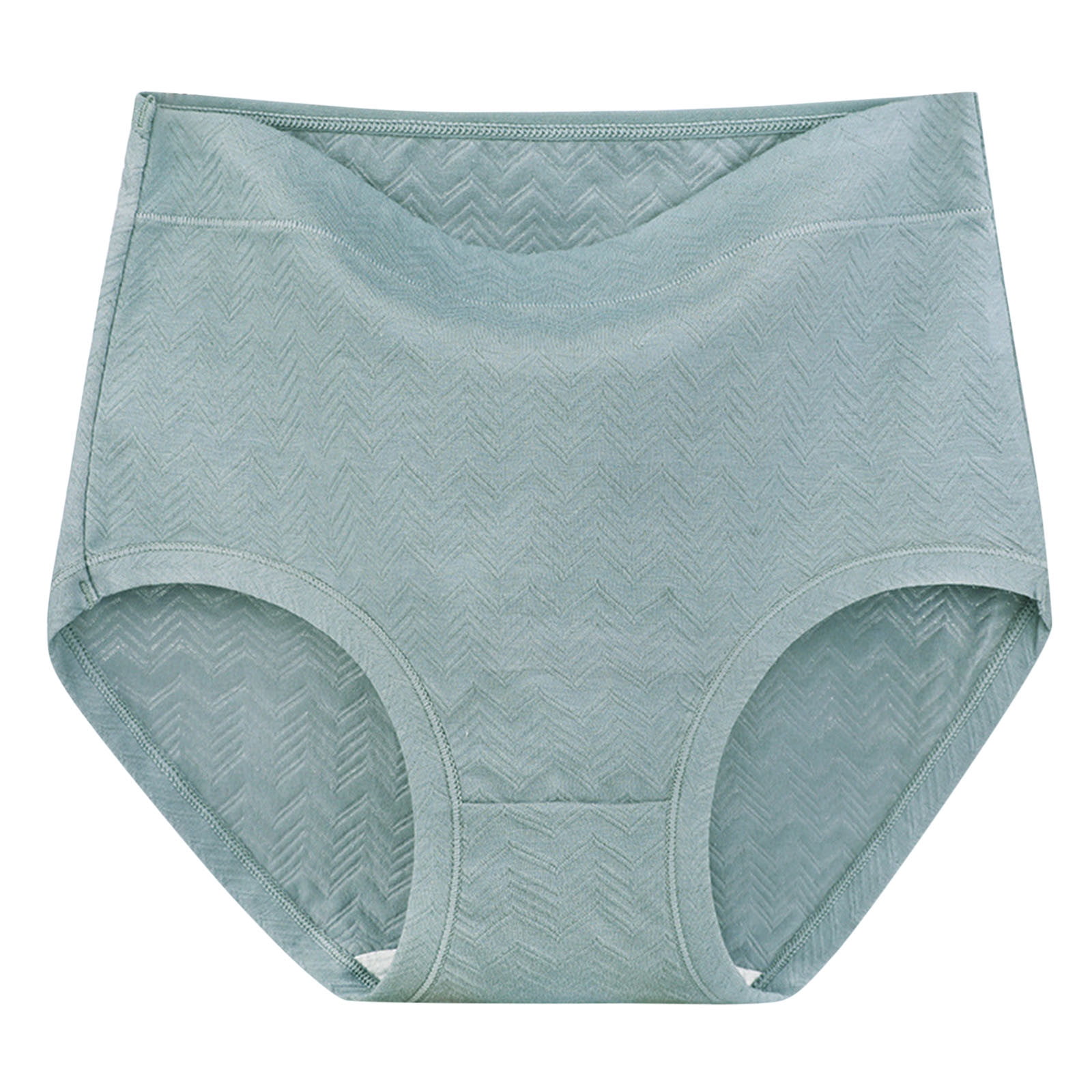 Diufon Womens Plus Size Briefs High Waist Full Coverage Underwear Solid ...