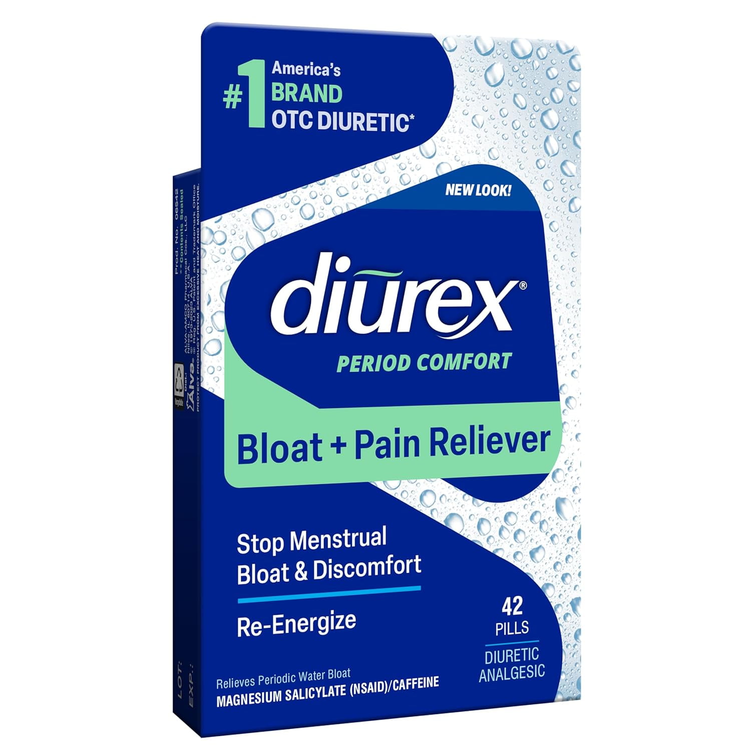 DIUREX, Water Pills, Original Formula, 42 Count, Water Retention Relief ...