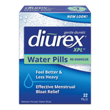 Diurex XPL Water Pills, Diuretic Reducer, Caffeine, Relieve Bloating ...