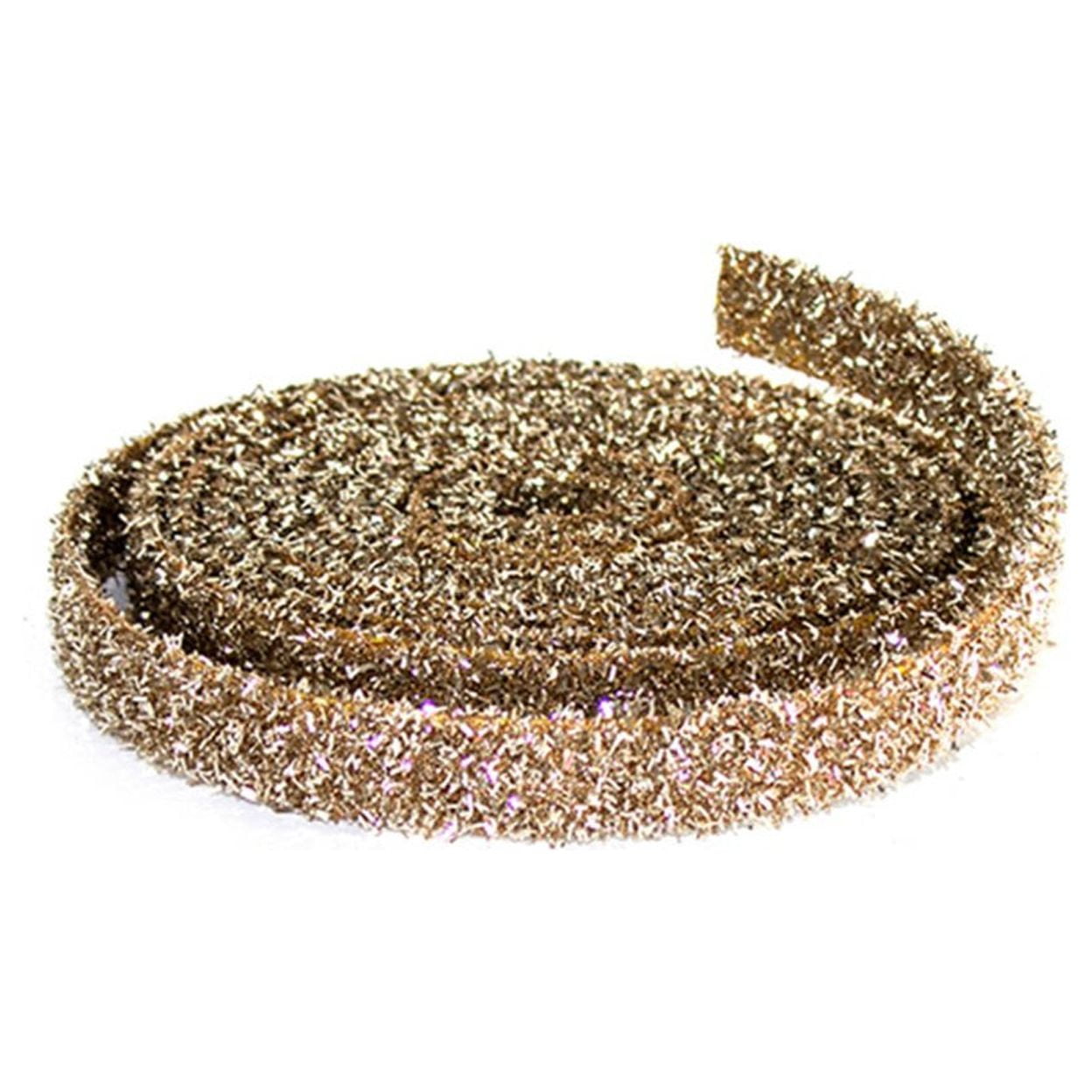 Melrose International LLC Glitter Rope (12 Rolls) 1" x 15'L Plastic ...