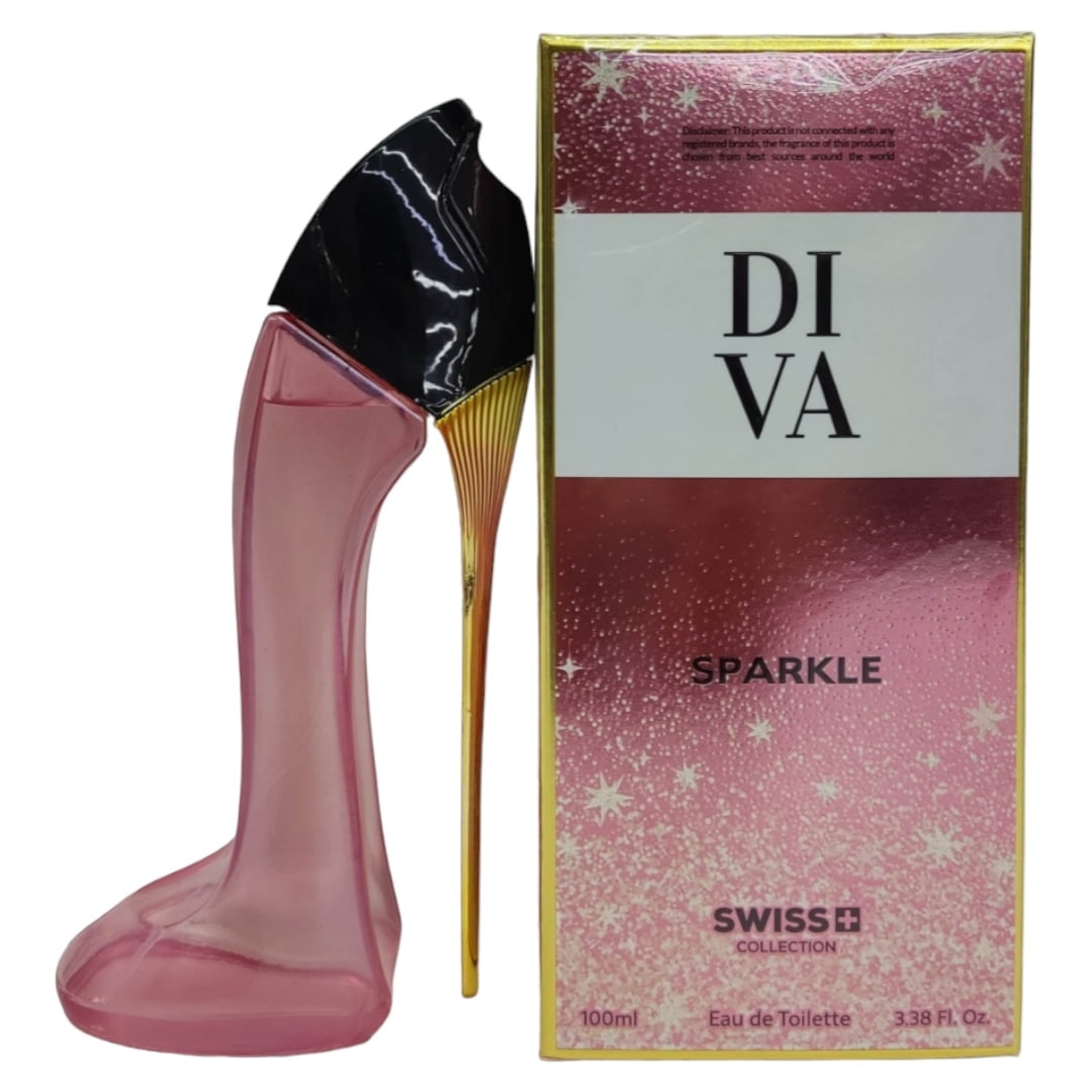 Diva Sparkle women Perfume Swiss Collection 100 ml 3.4 fl oz - Walmart.com