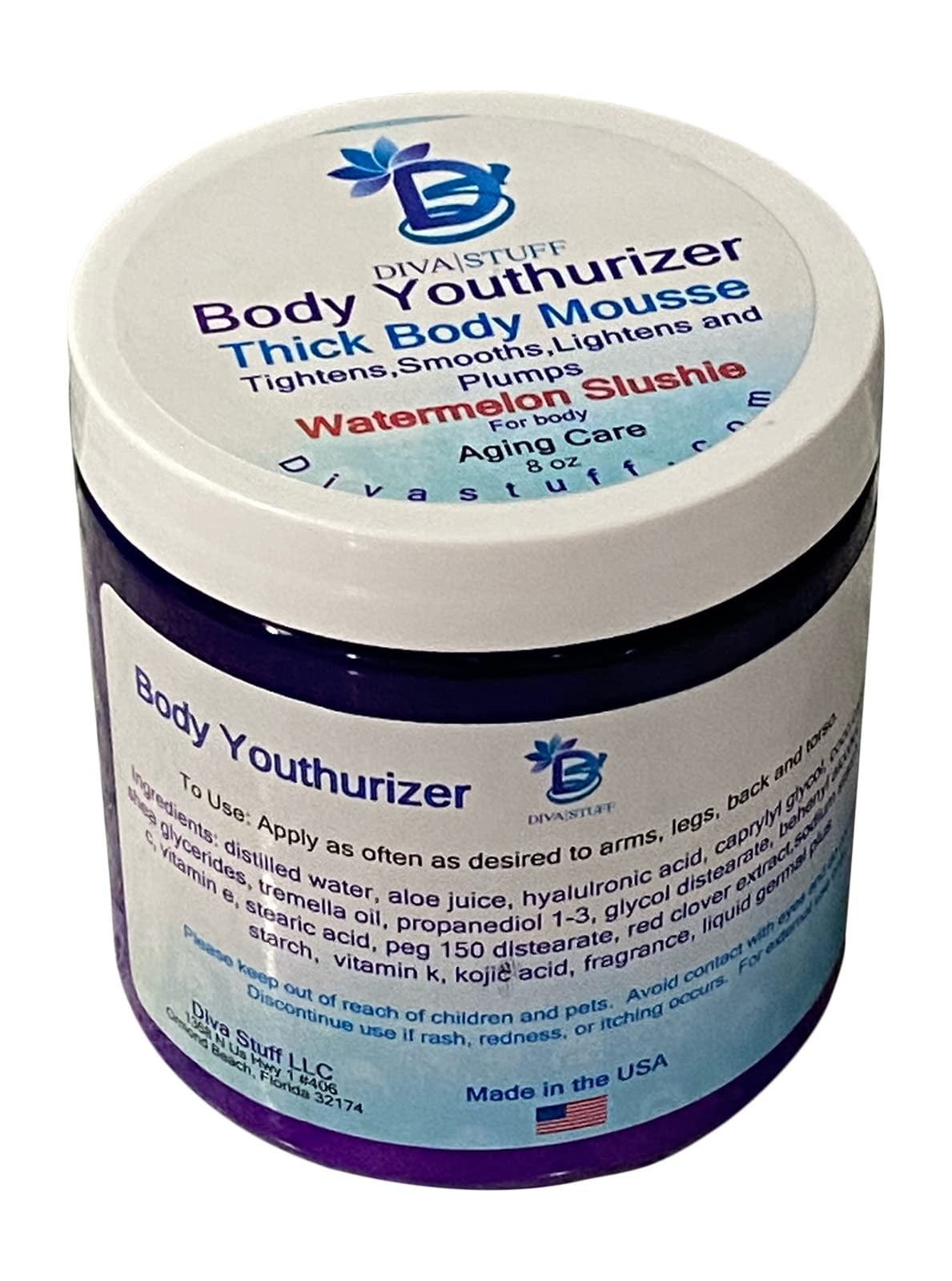 Diva Stuff Body Youthurizer, Thick Body Mousse For Crepey Skin With ...