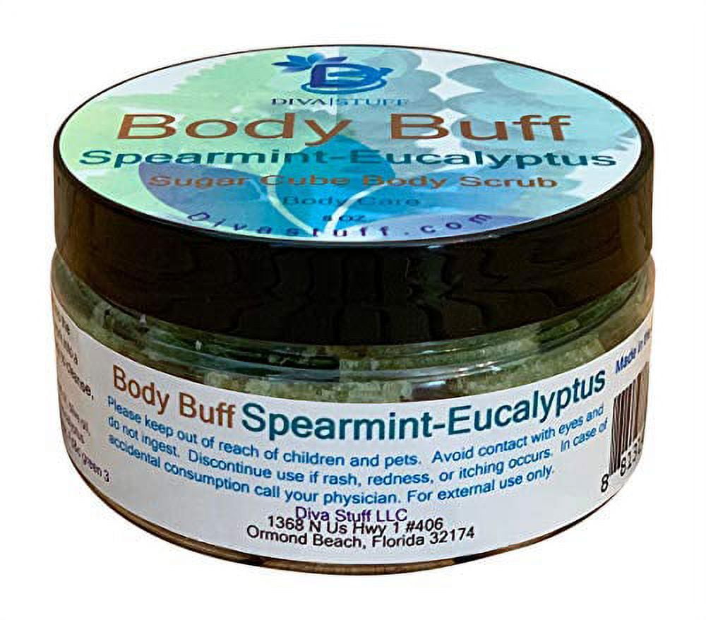 Diva Stuff Sugar Cube Body Buff Scrub, Exfoliates and Hydrates Skin ...