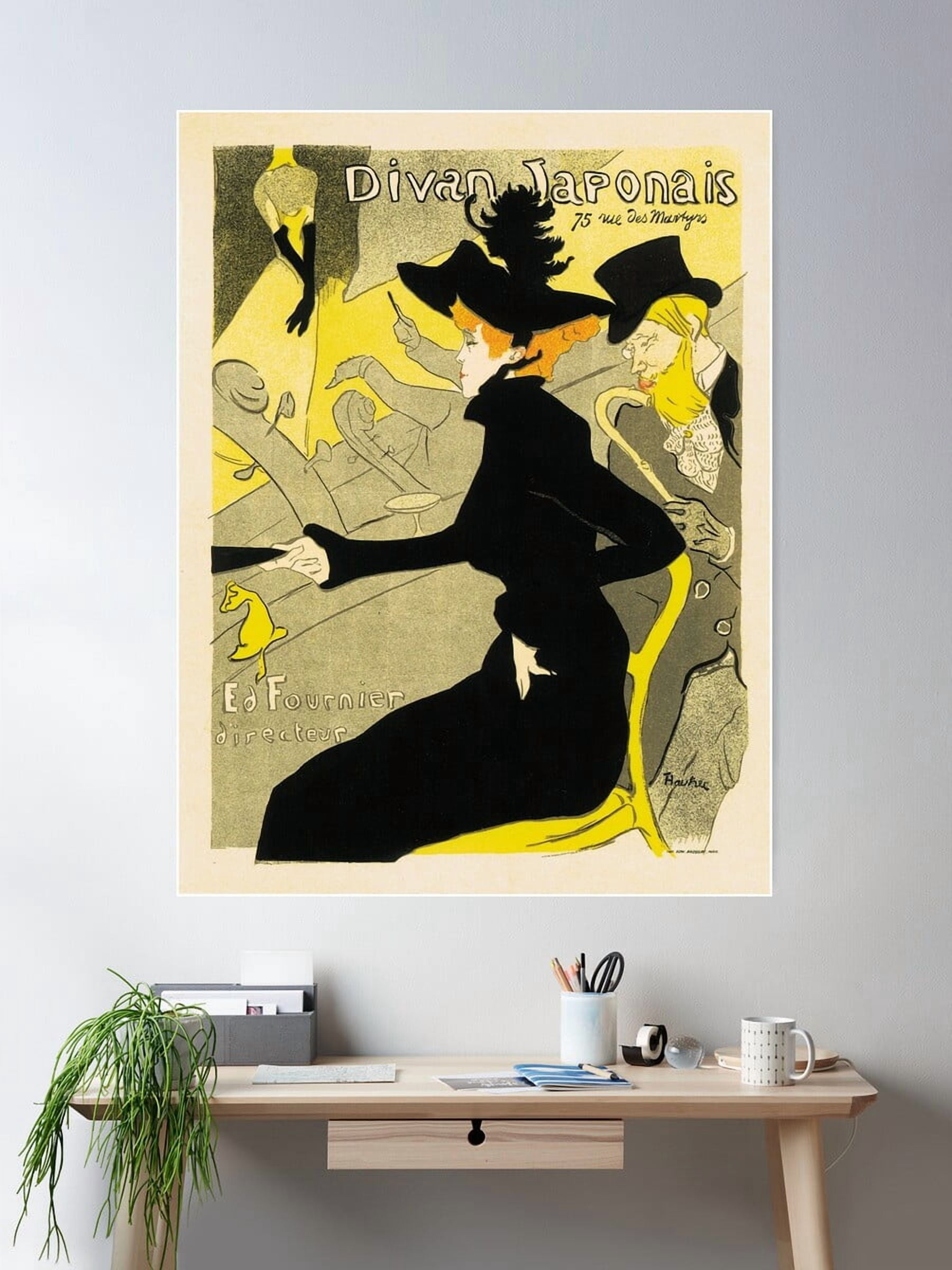 Divan Japonais 1894 Lithograph Poster By Henri Toulouse Lautrec Vintage ...