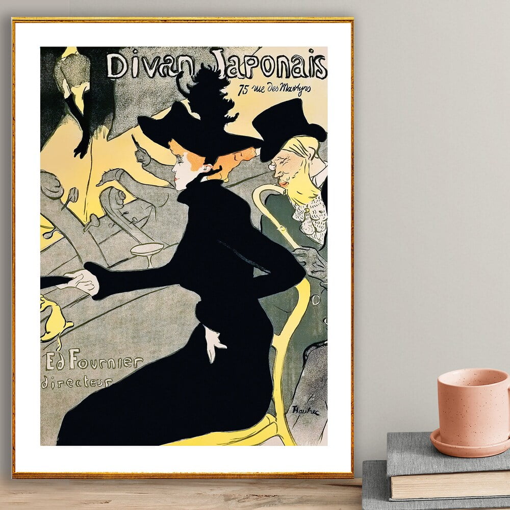Divan Japonais Vintage Entertainment Poster Gift Idea Wall Decor Art ...