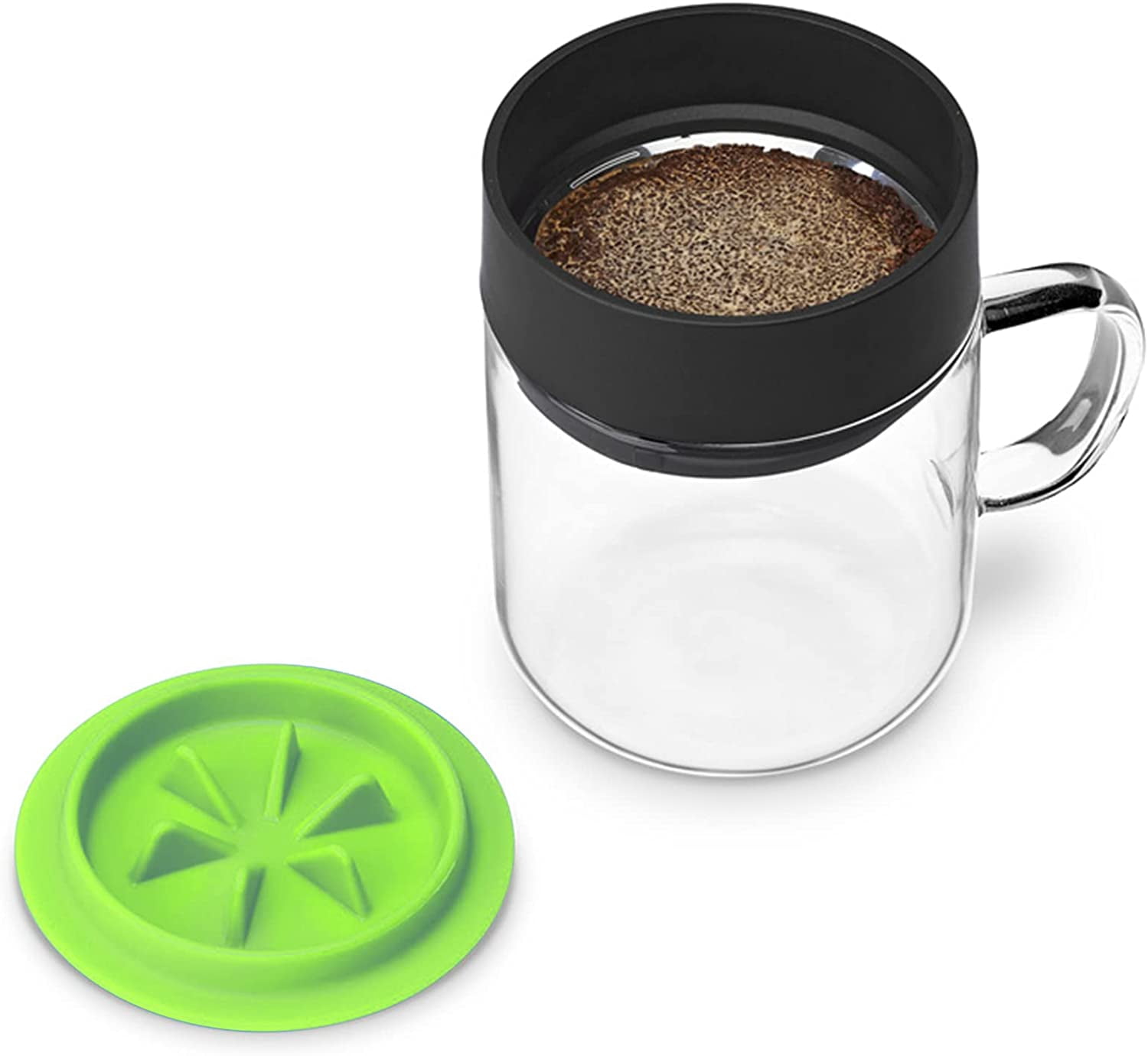 Divan Tree Reusable Pour-Over Coffee Maker Mug with Stainless Steel ...