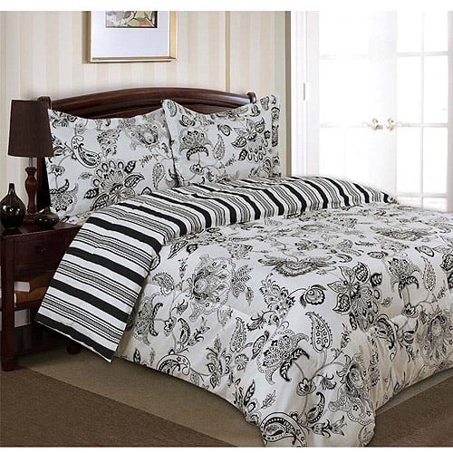 Divatex Home Fashions Printed Cordoba Bedding Duvet Cover and Sham Set ...