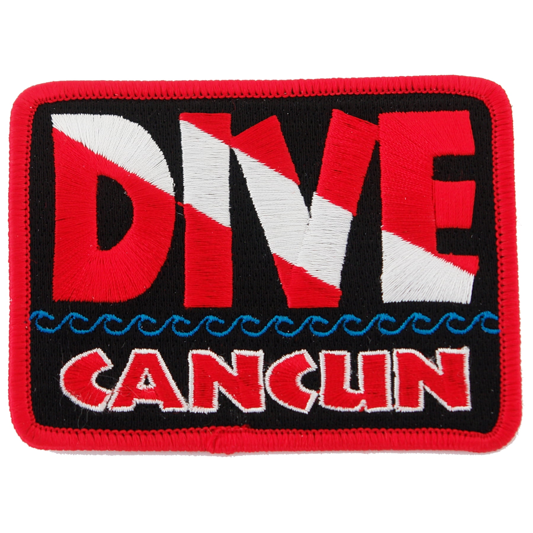 Dive Cancun Embroidered Iron-on Scuba Diving Patch - Walmart.com