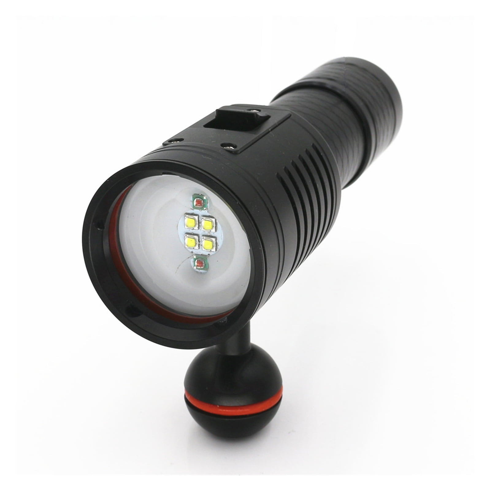 Dive Light 4000LM 4*XM-L2 White +2*Red LED Diving Photography ...