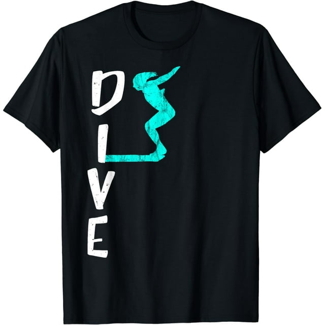 Dive Platform Diving Board Aquatic Diver Springboard Diving T-Shirt ...