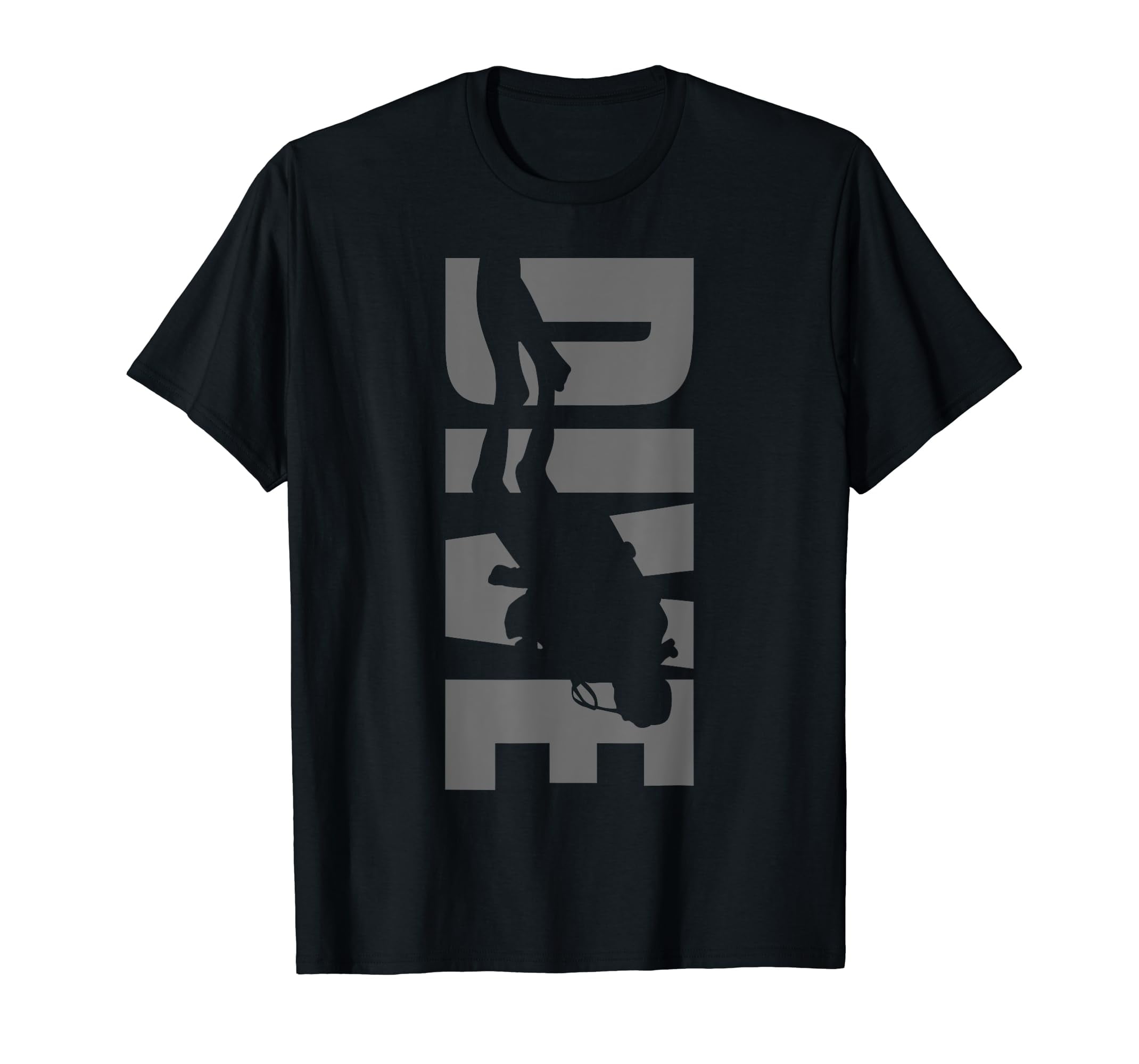 Dive Scuba Diving Tshirt - Graphic Scuba Diving Shirt T-Shirt Black Tee ...