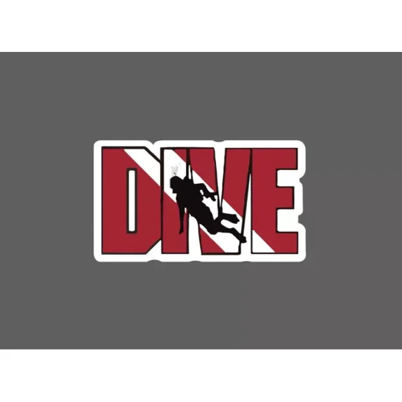 Dive Sticker Diver Scuba Waterproof Sticker Phone Decal Water Bottle ...