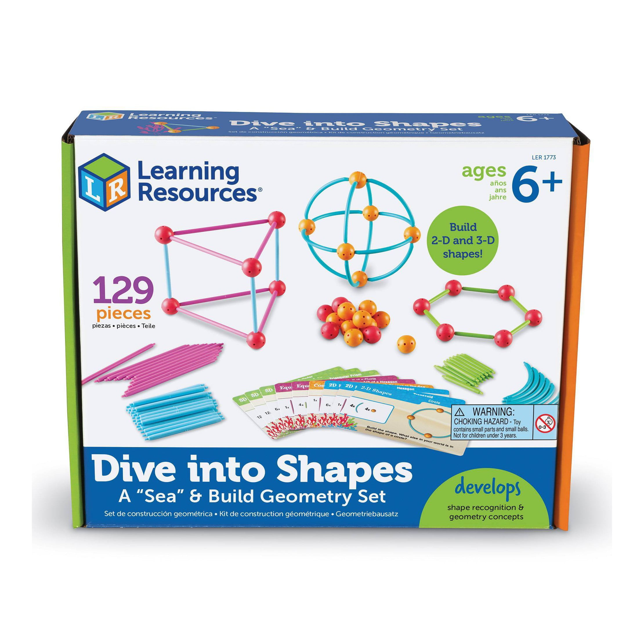 Dive into Shapes! A Sea & Build Geometry Set - Walmart.com