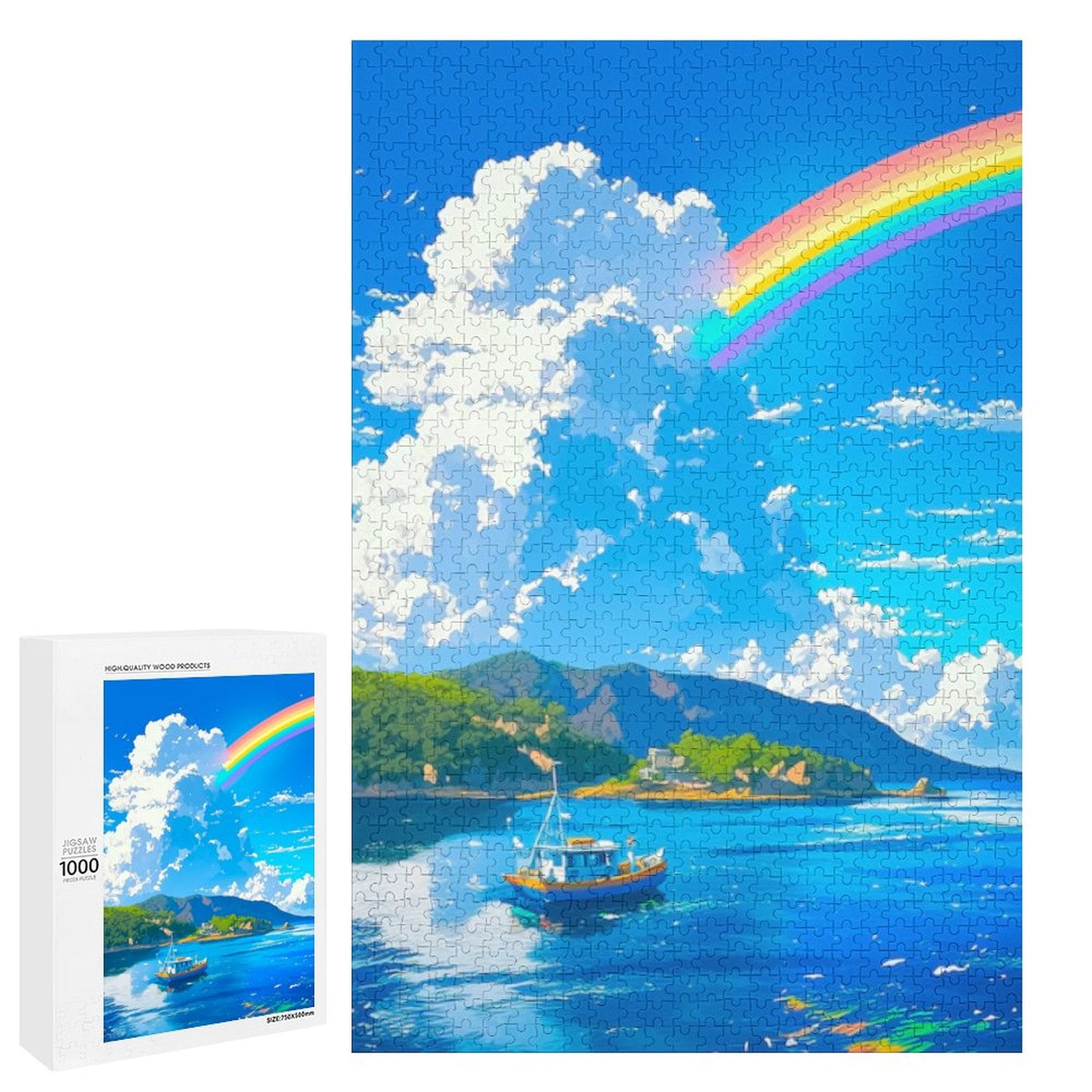 Dive into a world of beauty with this 1000 - piece scenic jigsaw ...