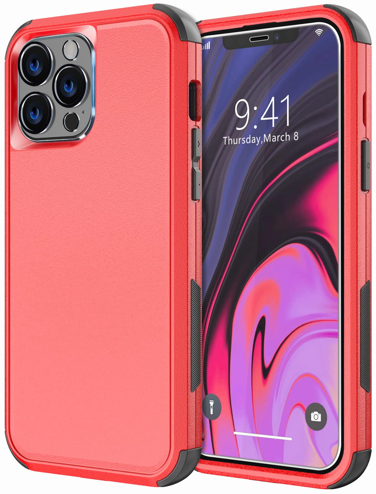 Diverbox Designed for iPhone 12 pro max case with Screen Protector ...