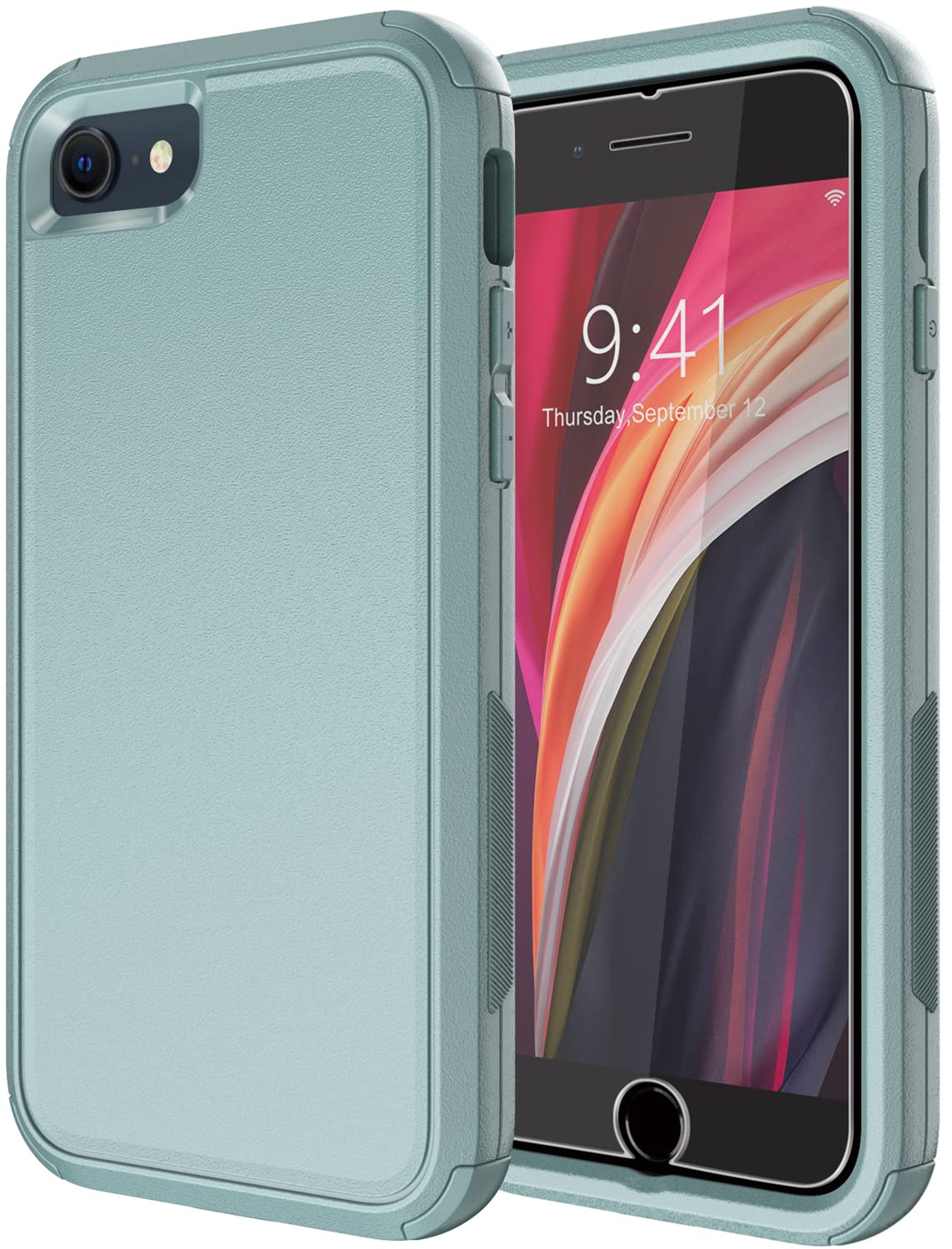 Diverbox Designed for iPhone SE case with Screen Protector Heavy Duty ...