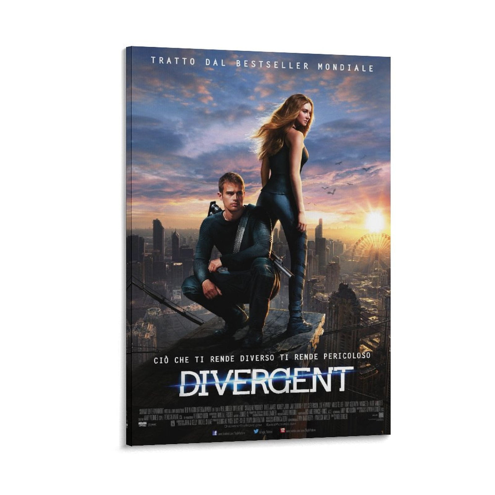 Divergent Classic Movie Poster Artworks Canvas Poster Room Aesthetic ...