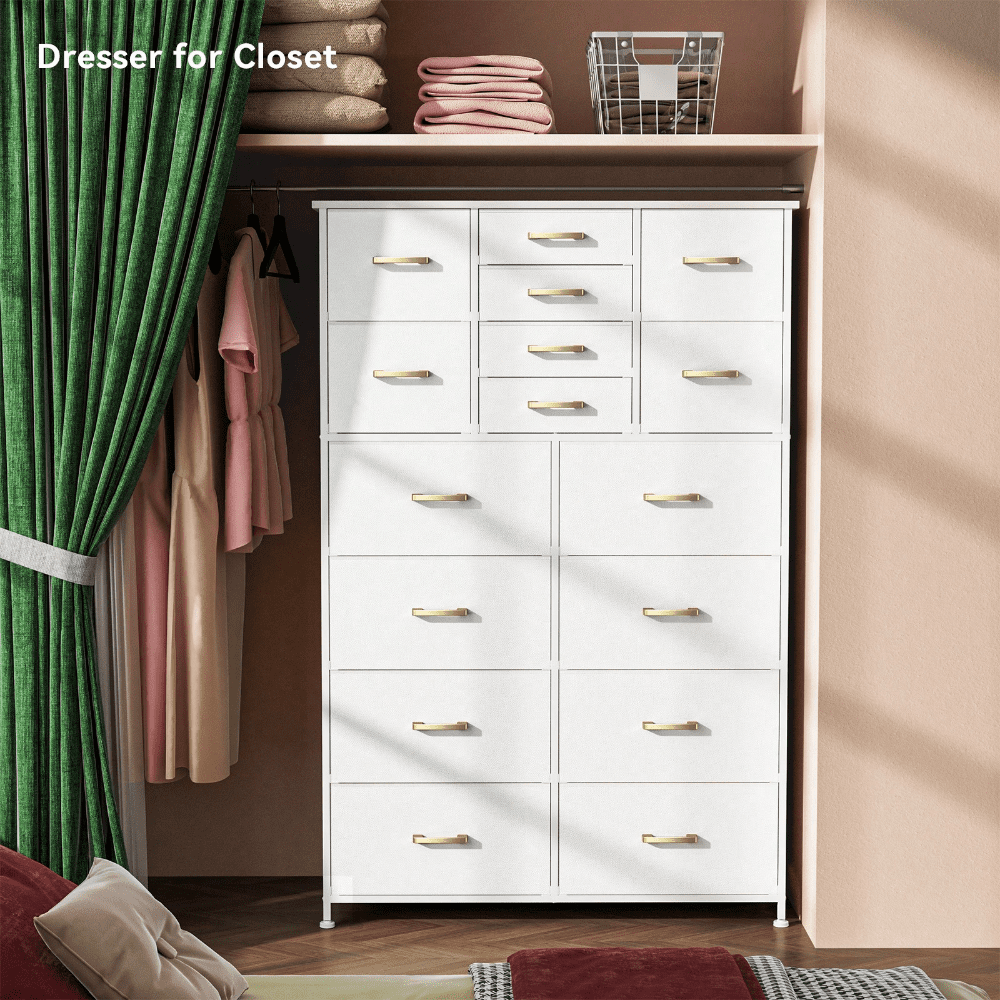 Diverse Dresser For Bedroom Tall Fabric Clothes Cabinet Storage ...