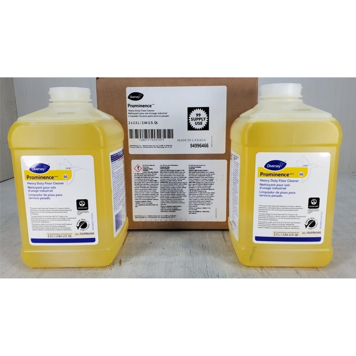 Diversey 94996466 Prominence TM/MC Heavy Duty Floor Cleaner 2.5L Citrus ...