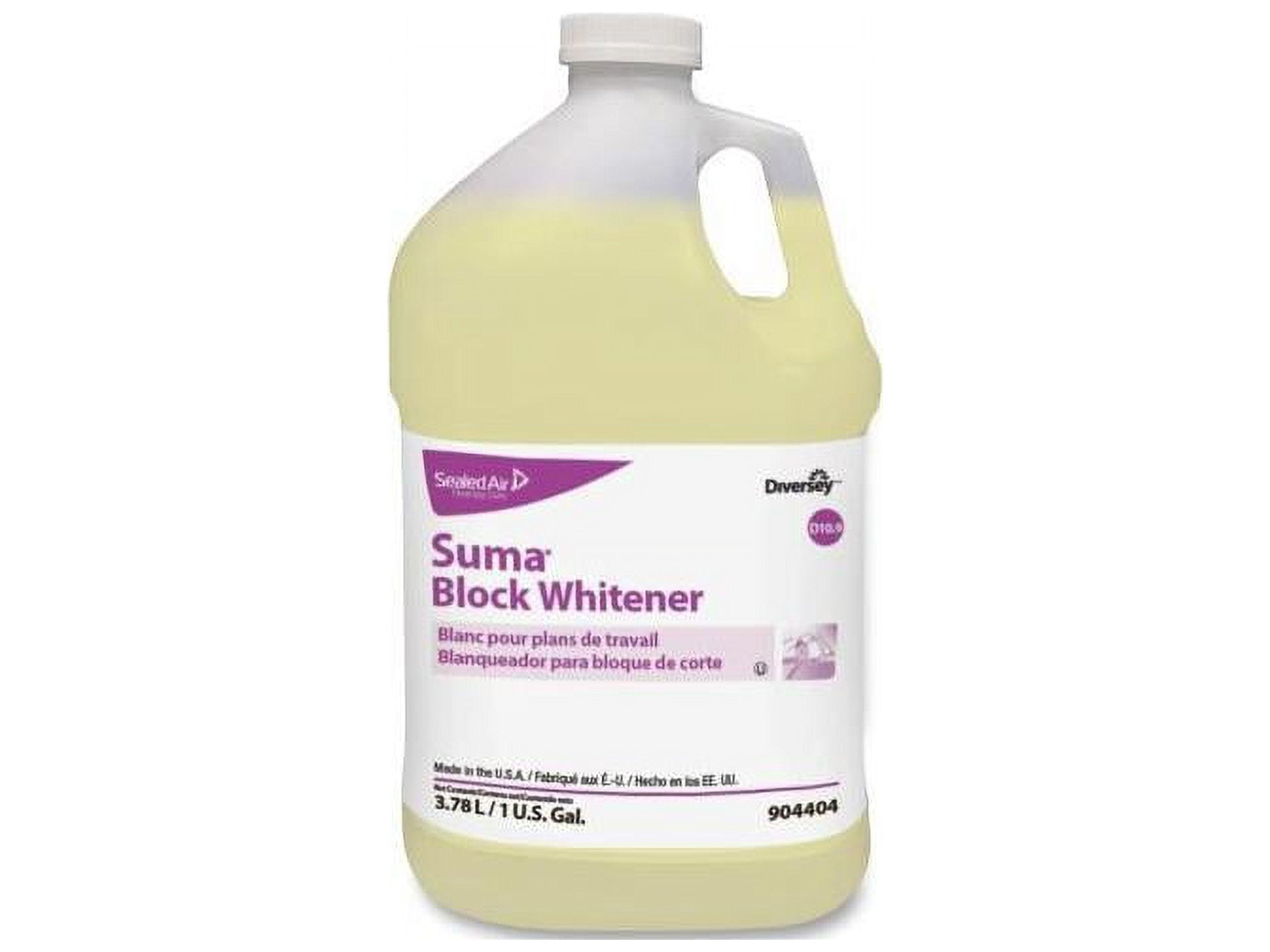 Diversey Block Whitener, 1 gal, PK4, Powerful Liquid Cleanser for ...
