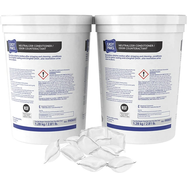 Diversey, DVO990685CT, Easy Paks Neutral Odor Counteractant, 180 ...