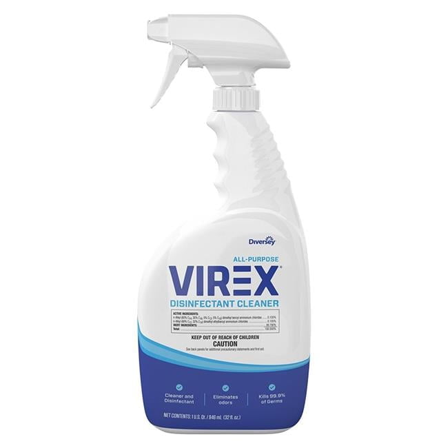 Diversey DVOCBD540533 32 oz Spray Bottle Virex All-Purpose Disinfectant ...