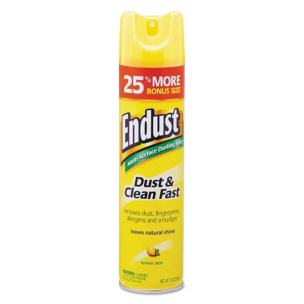 Diversey Endust Multi-Surface Dusting and Cleaning Spray, Lemon Zest ...