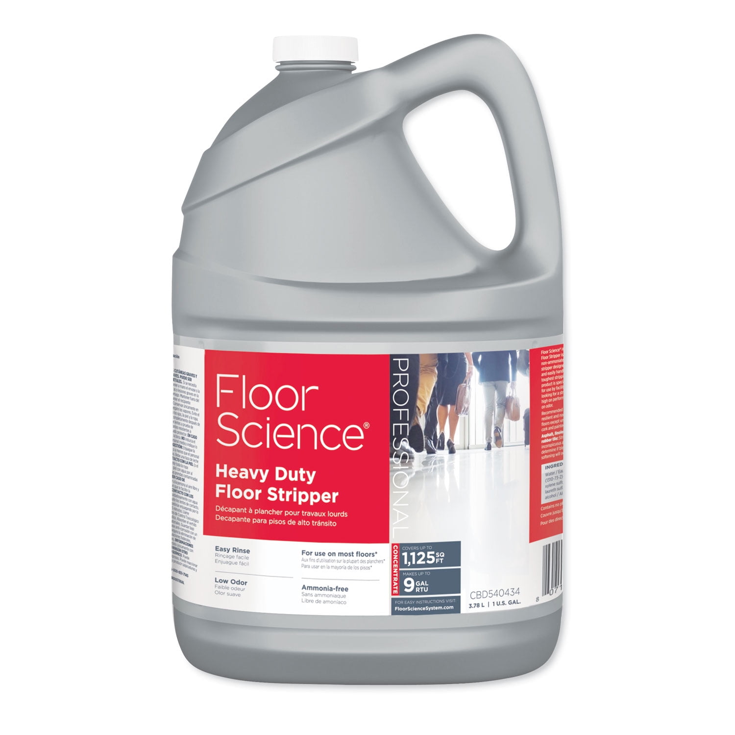 Diversey Strip,Floor Science Hd CBD540434 - Walmart.com