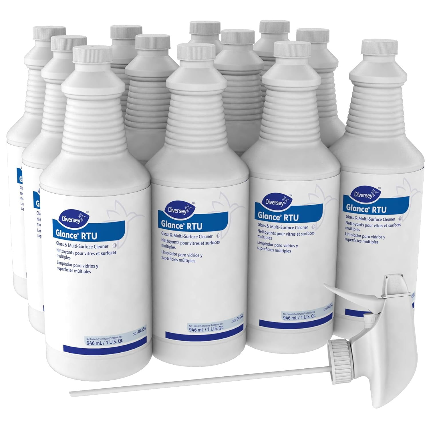 G3C13009L Diversey GLANCE 04554. Glass & Multi-Surface Cleaner, for ...