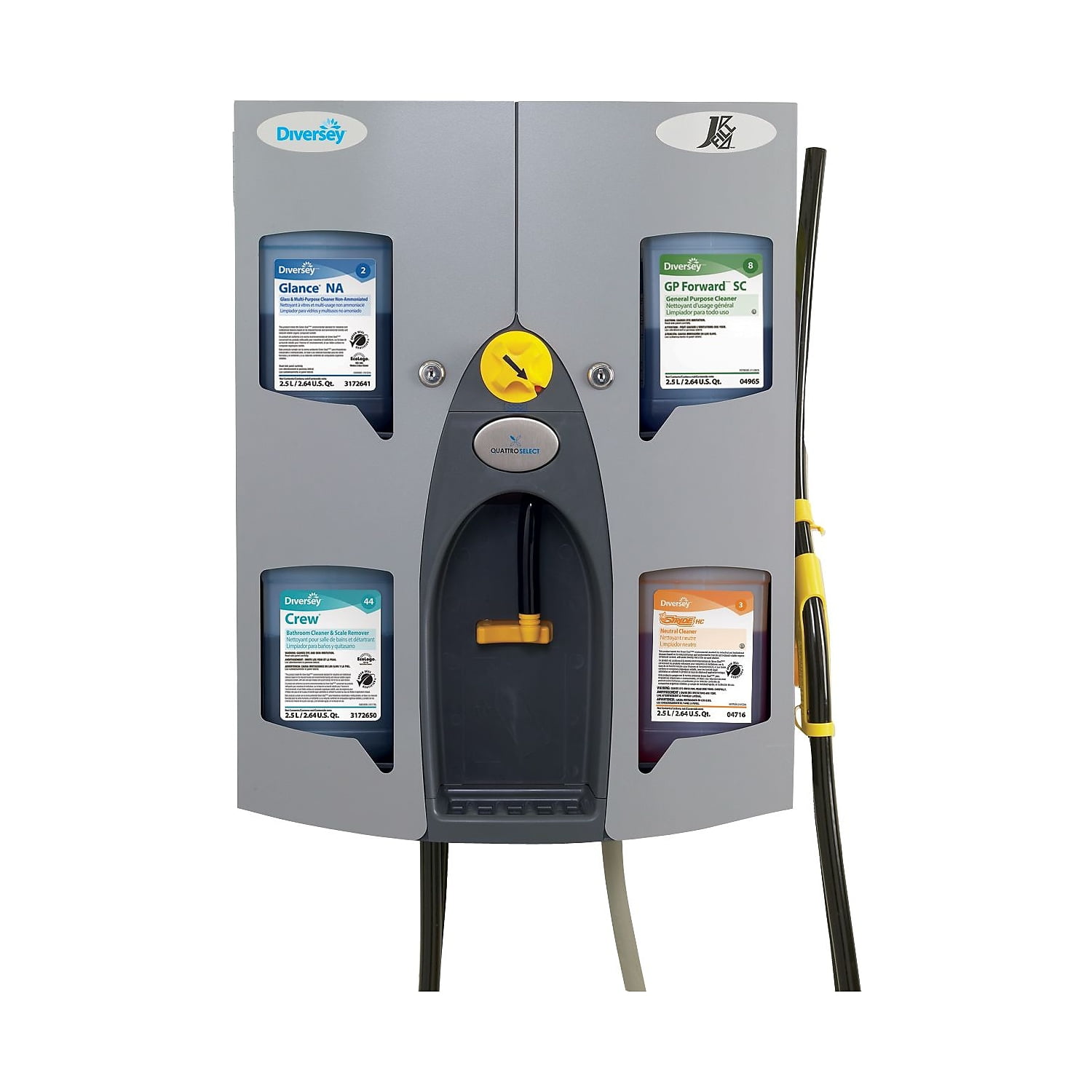 Diversey J-Fill QuattroSelect Dispensing System, Gray - Walmart.com