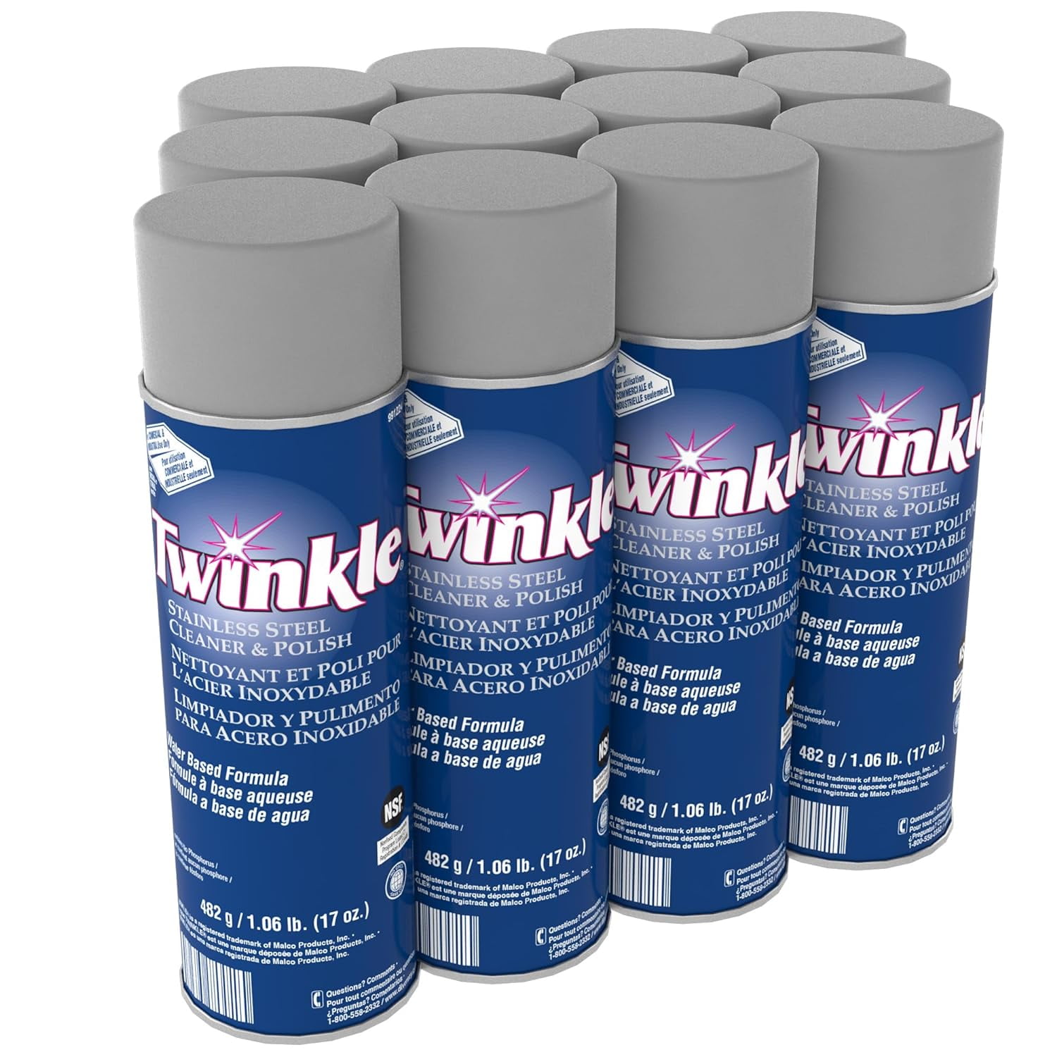 Diversey twinkle Stainless Steel Cleaner & Polish, 17 Oz - Walmart.com