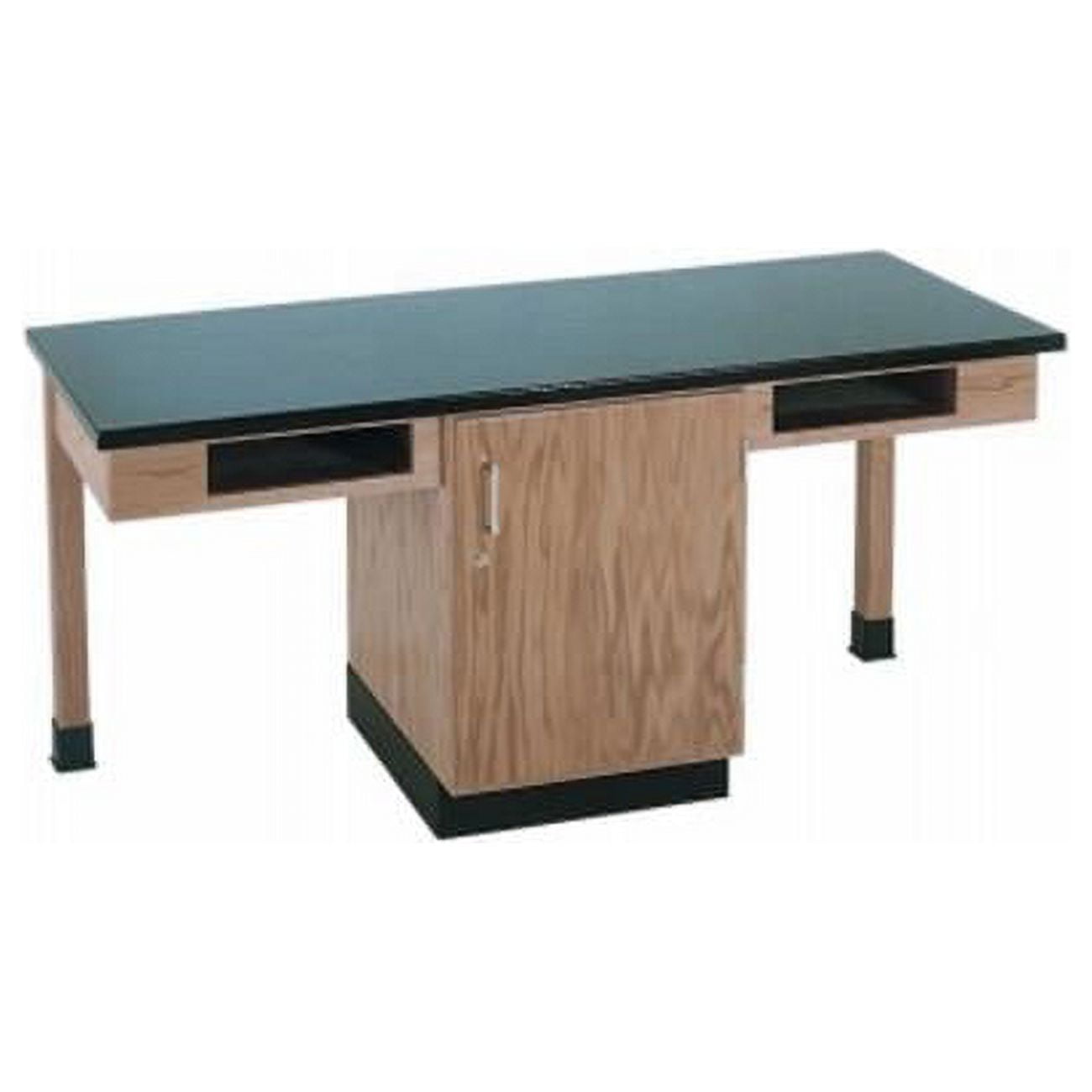 Diversified Woodcrafts C2100K 2 Station Table with No Top - Compartment ...