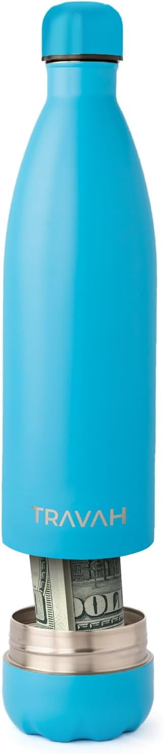 Diversion Safe Water Bottle Can Hidden Bottom for Valuables 17ounce ...