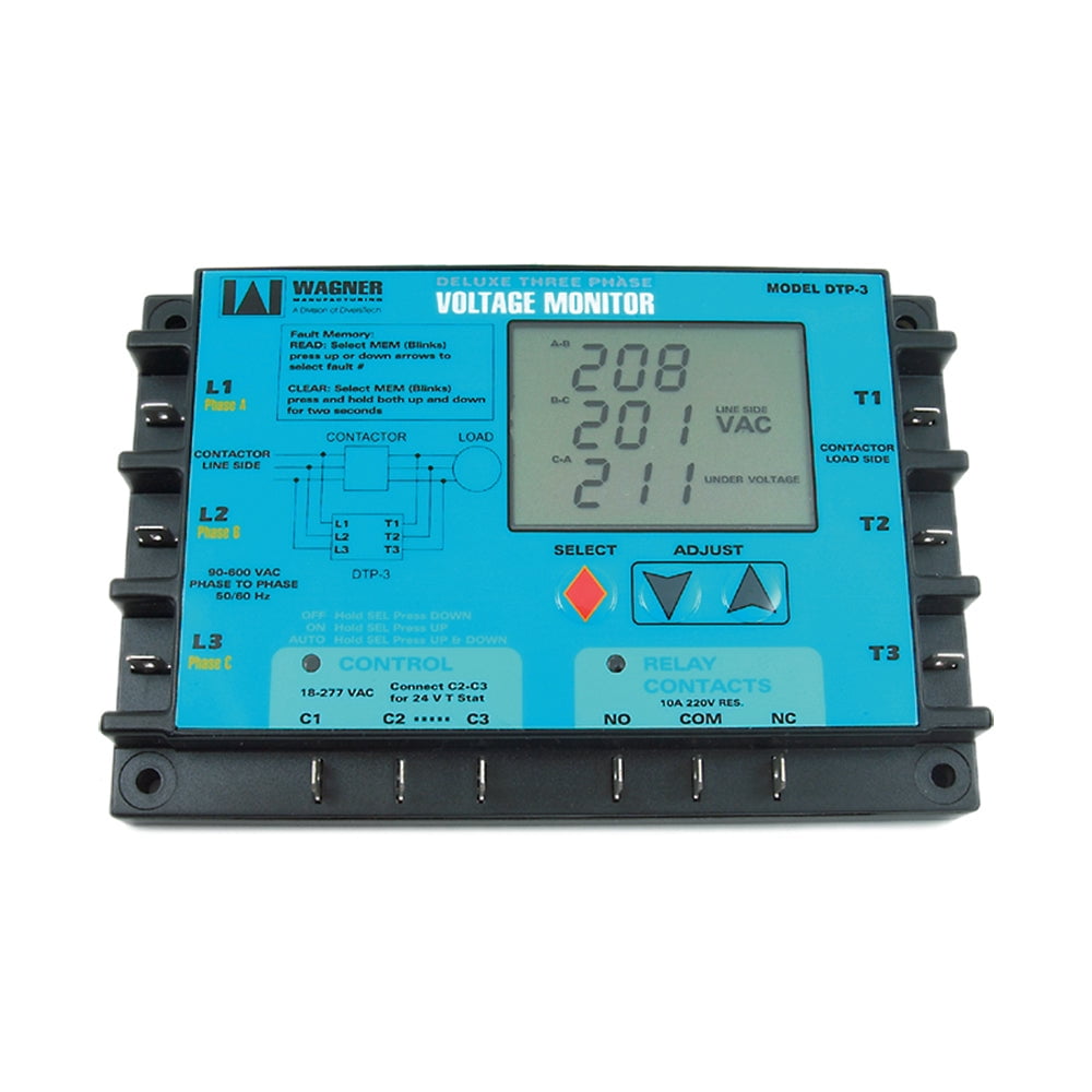 Diversitech DTP-3 Monitor Dig Three Ph.Mtr.Pro - Walmart.com