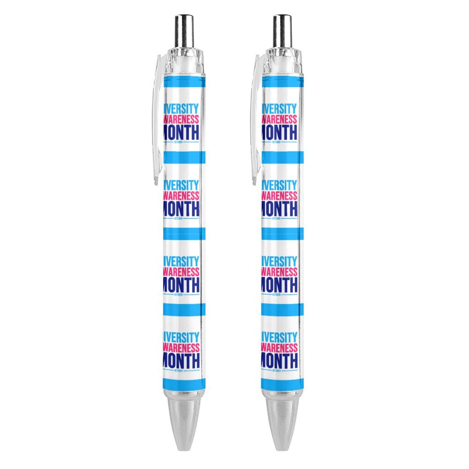 Diversity Awareness Month Ballpoint Pen Retractable Pens Black Writing ...
