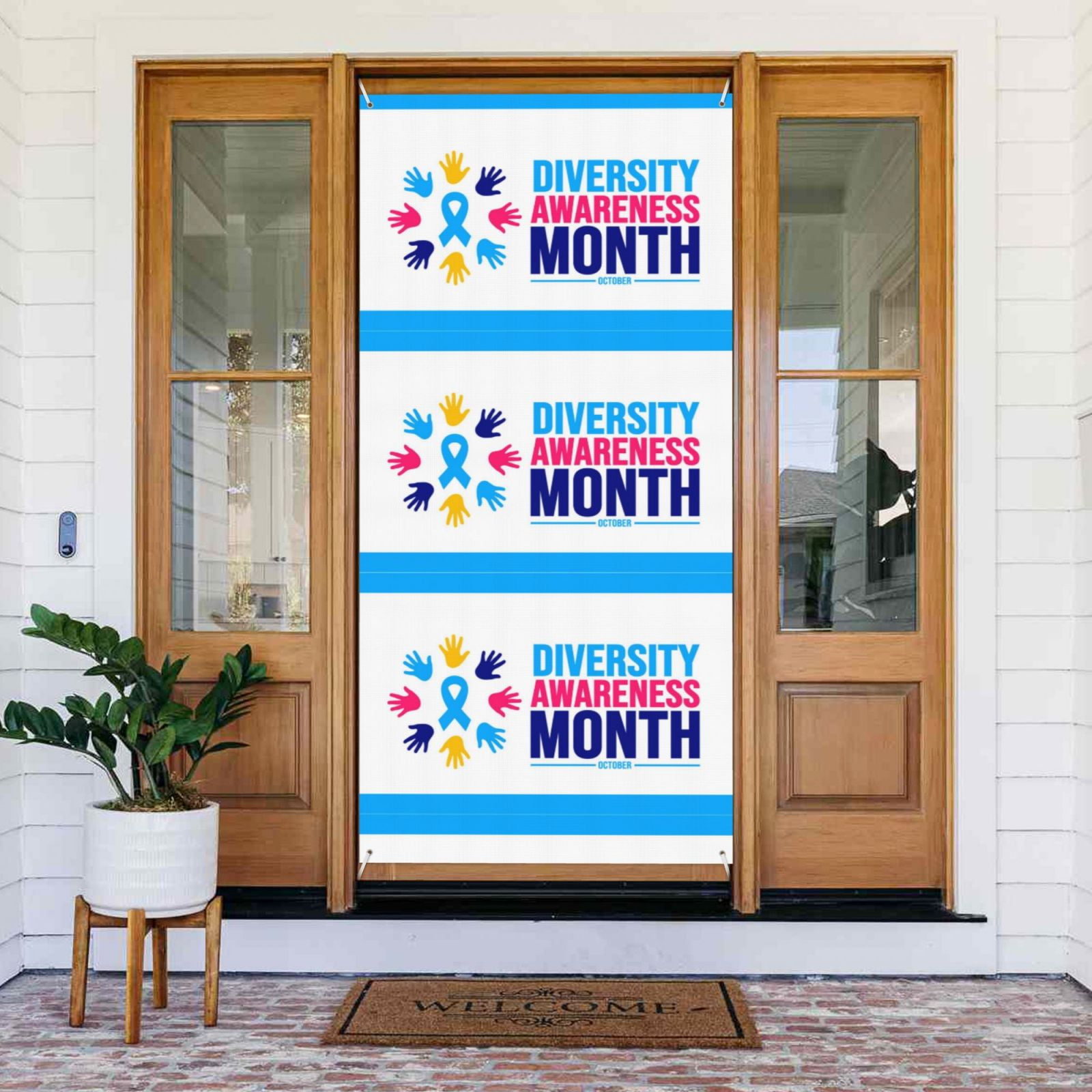 Diversity Awareness Month Door Cover Decoration Backdrop Banner Porch ...