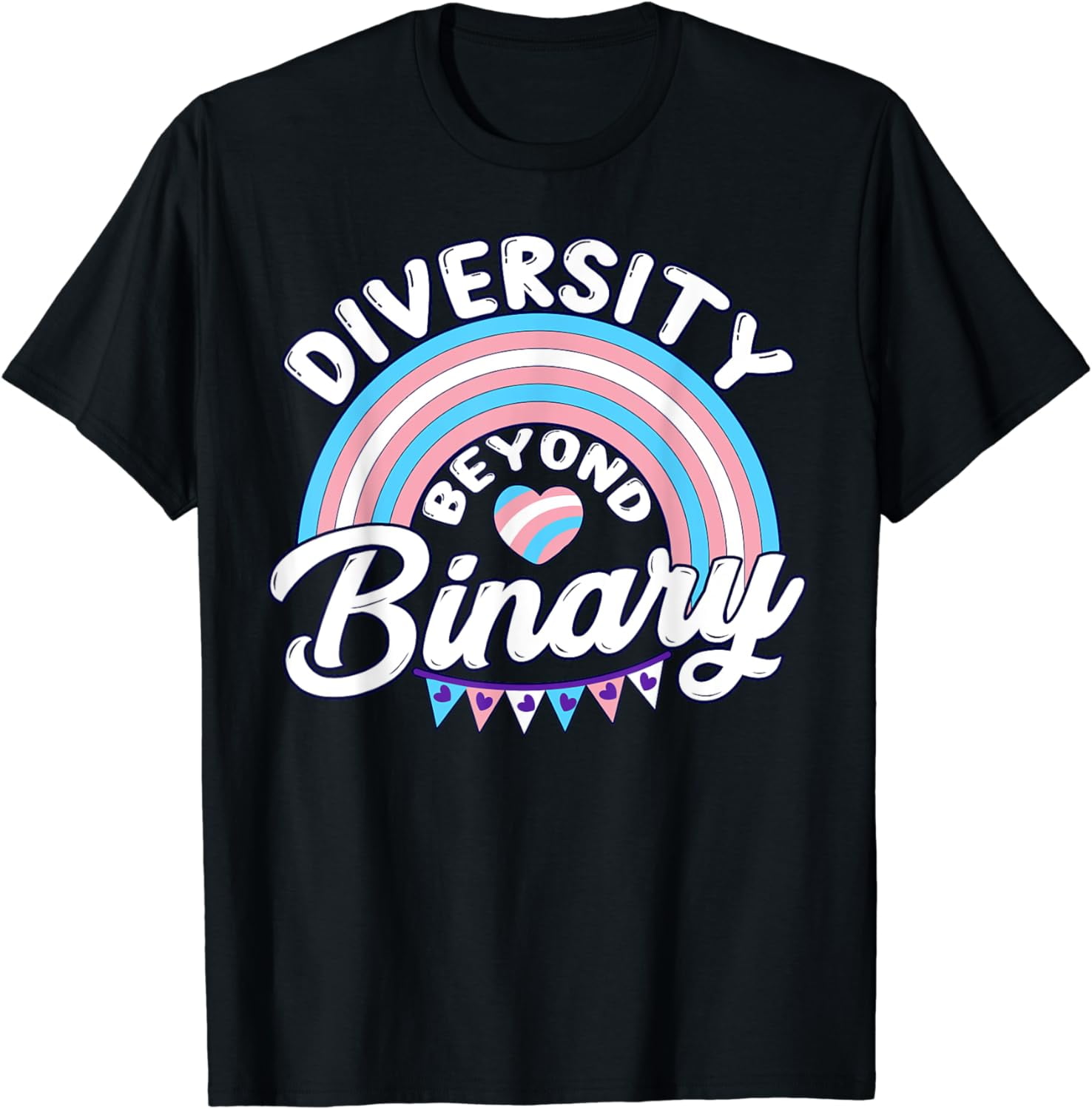 Diversity Beyond Binary, Transgender Pride, LGBT, Trans T-Shirt - Walmart.com