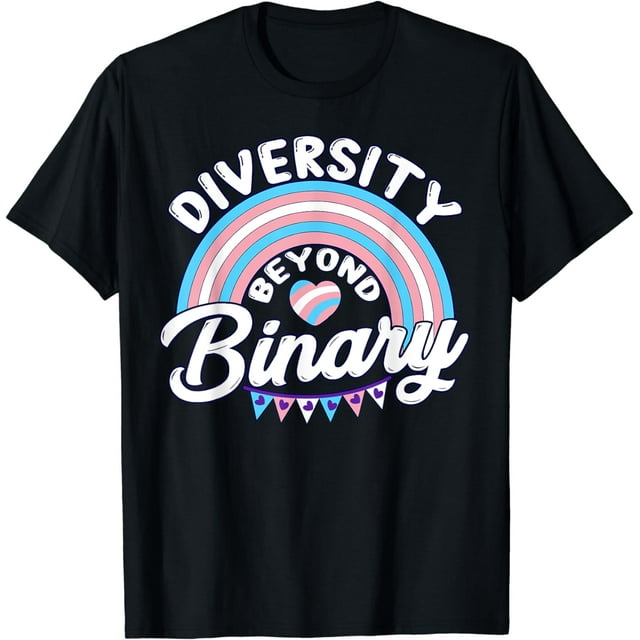 Diversity Beyond Binary, Transgender Pride, LGBT, Trans T-Shirt - Walmart.com