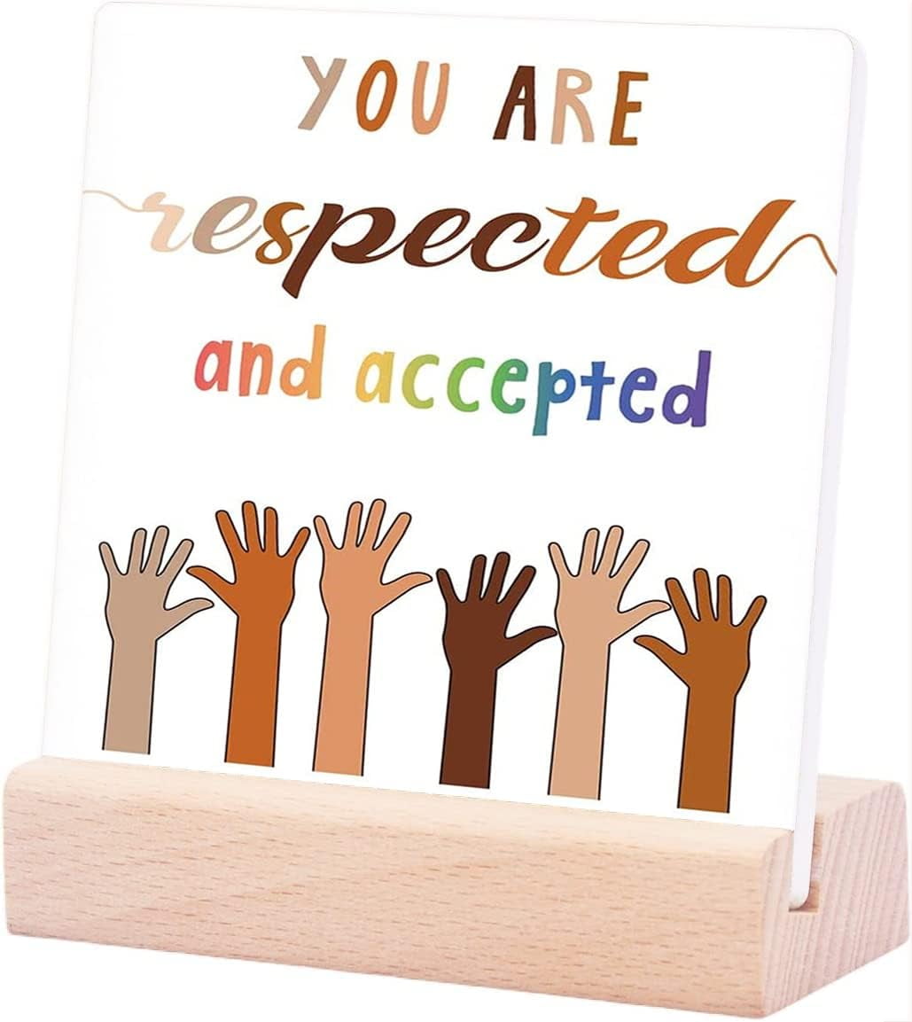 Diversity Education Inspirational Quotes Motto Desk Decor-You are ...