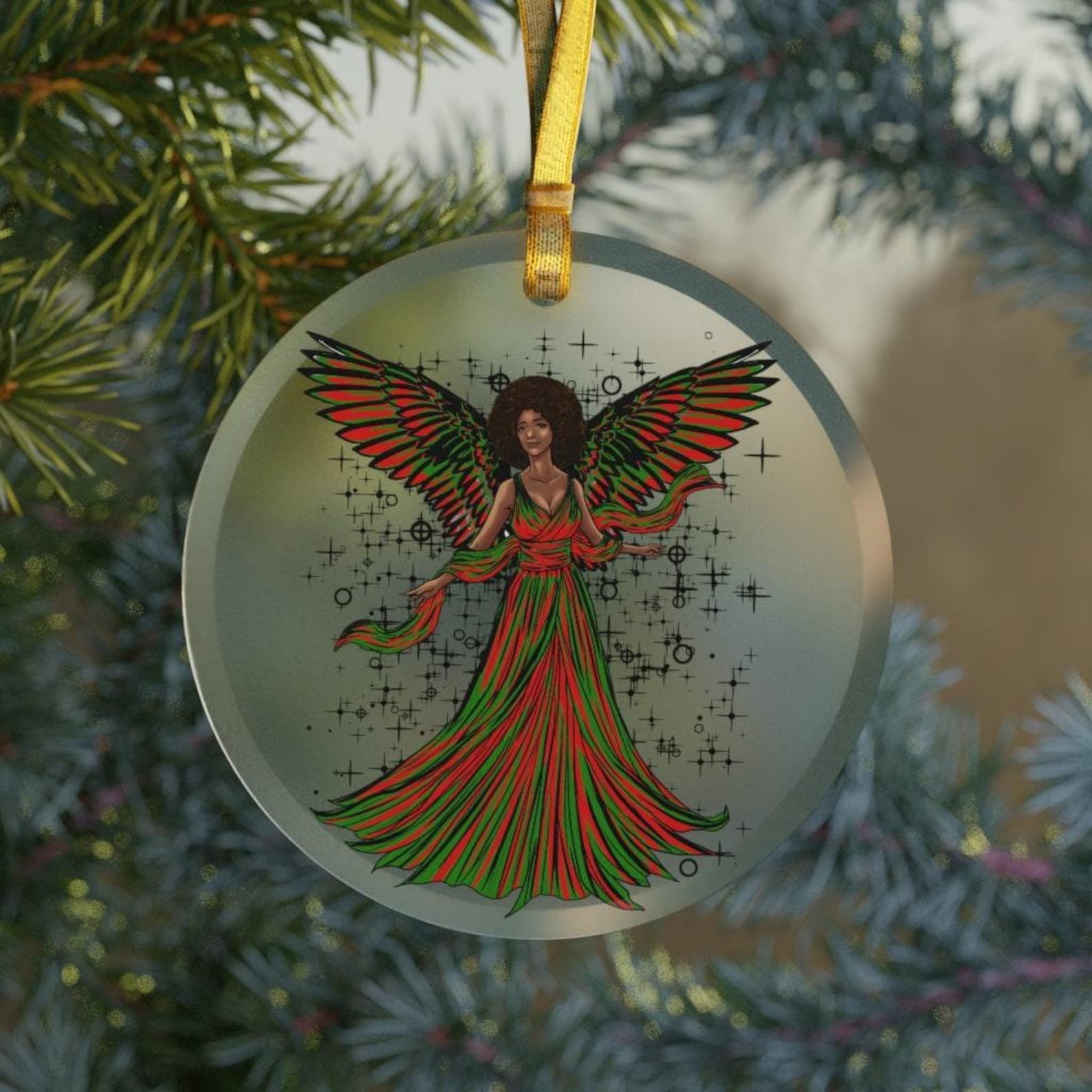 Diversity Inclusion Hearts Ornament – Melanin Unity Teacher Holiday ...