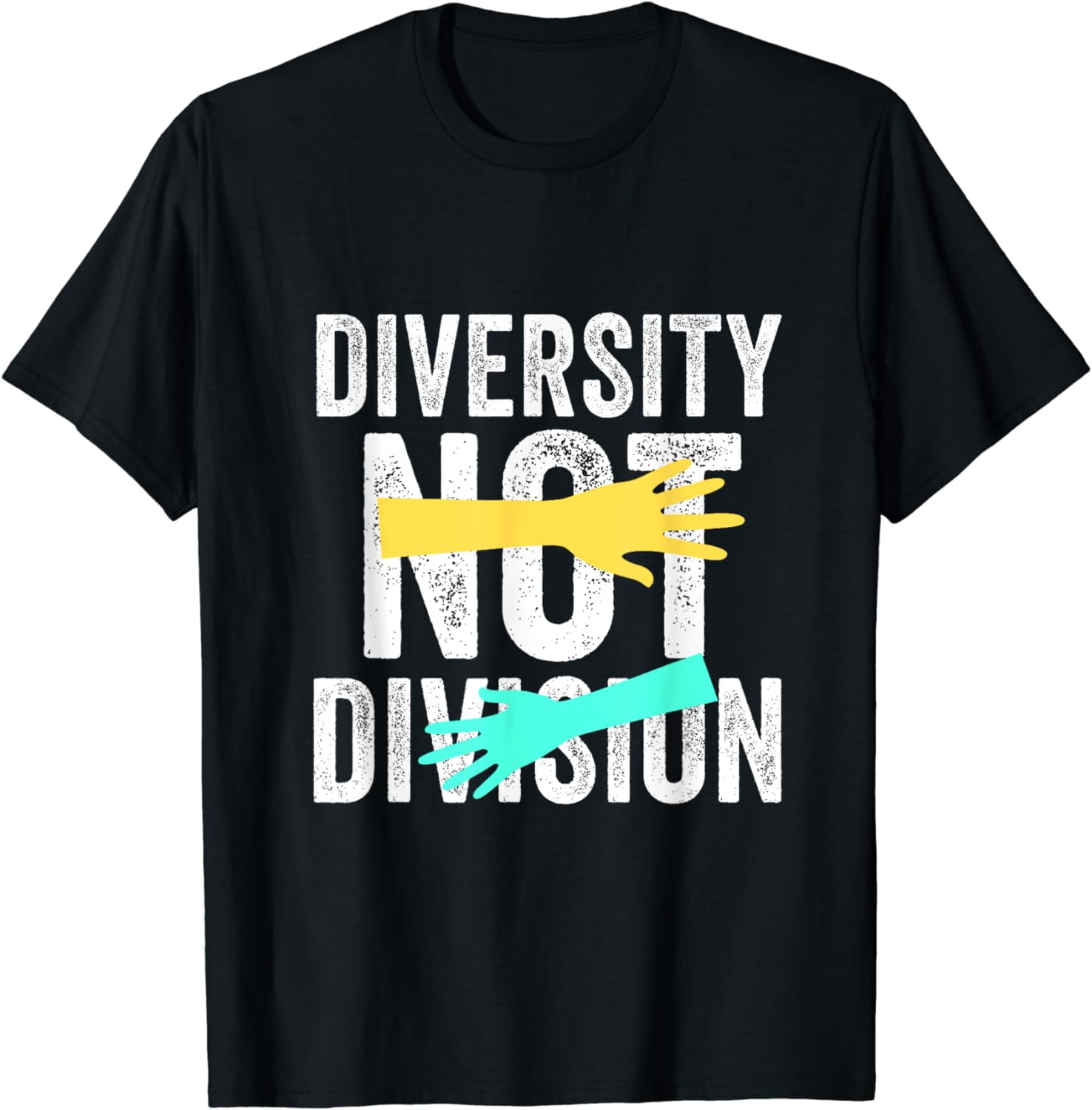 Diversity not Division Peace Love Inclusionn Human Rights T-Shirt ...