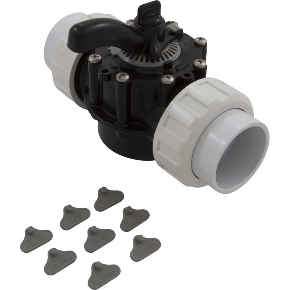Diverter Valve, 2In Unions, 2-Way, Black - Walmart Business Supplies