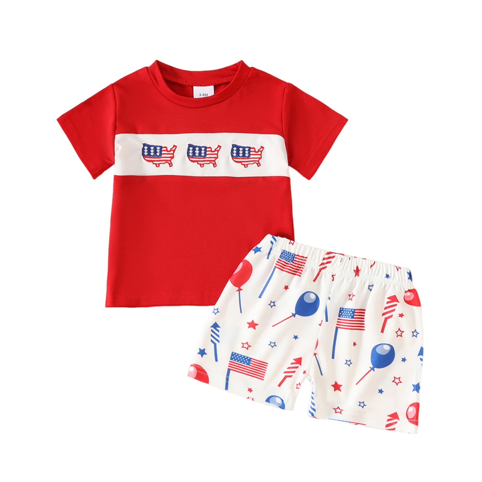 Divhosrg 4th Of July Baby Girl Outfit, Toddler Boy 4th Of July Pageant ...