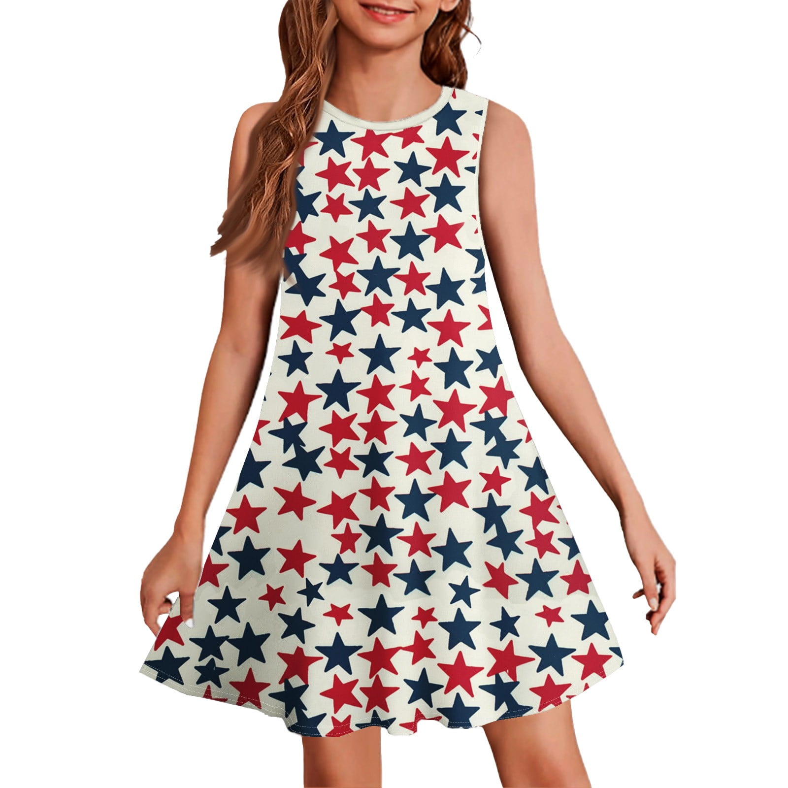 Divhosrg 4th Of July Dress for Girl, Girls Fourth Of July American Flag ...