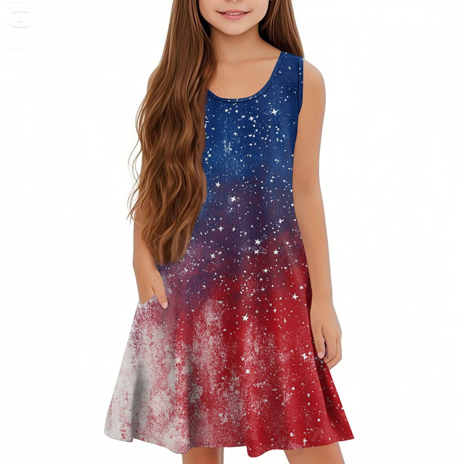 Divhosrg 4th Of July Dress for Girl Plus Size, Girls Fourth Of July ...